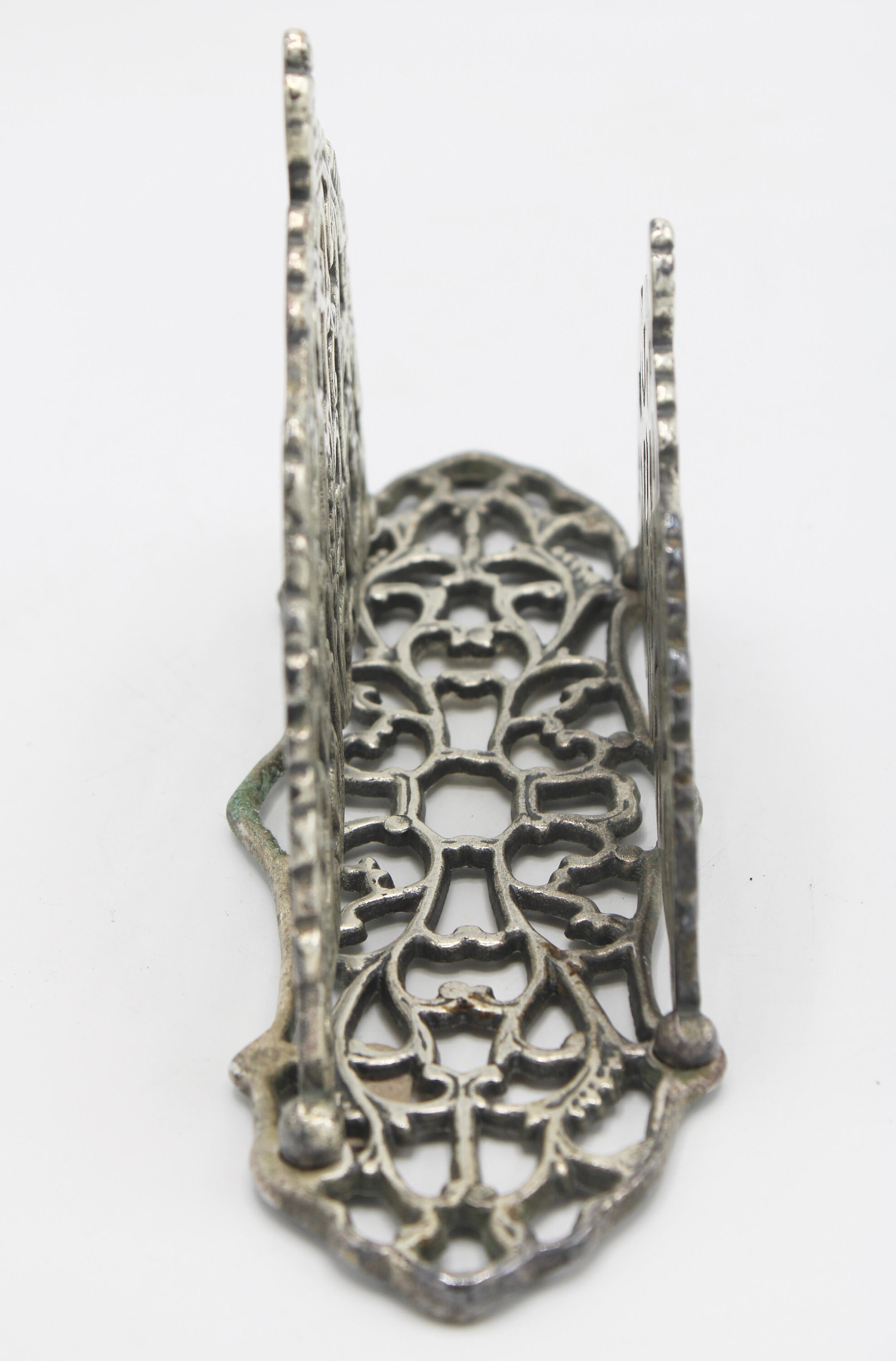 Vintage Italian Silver Plate Letter Rack - Etsy