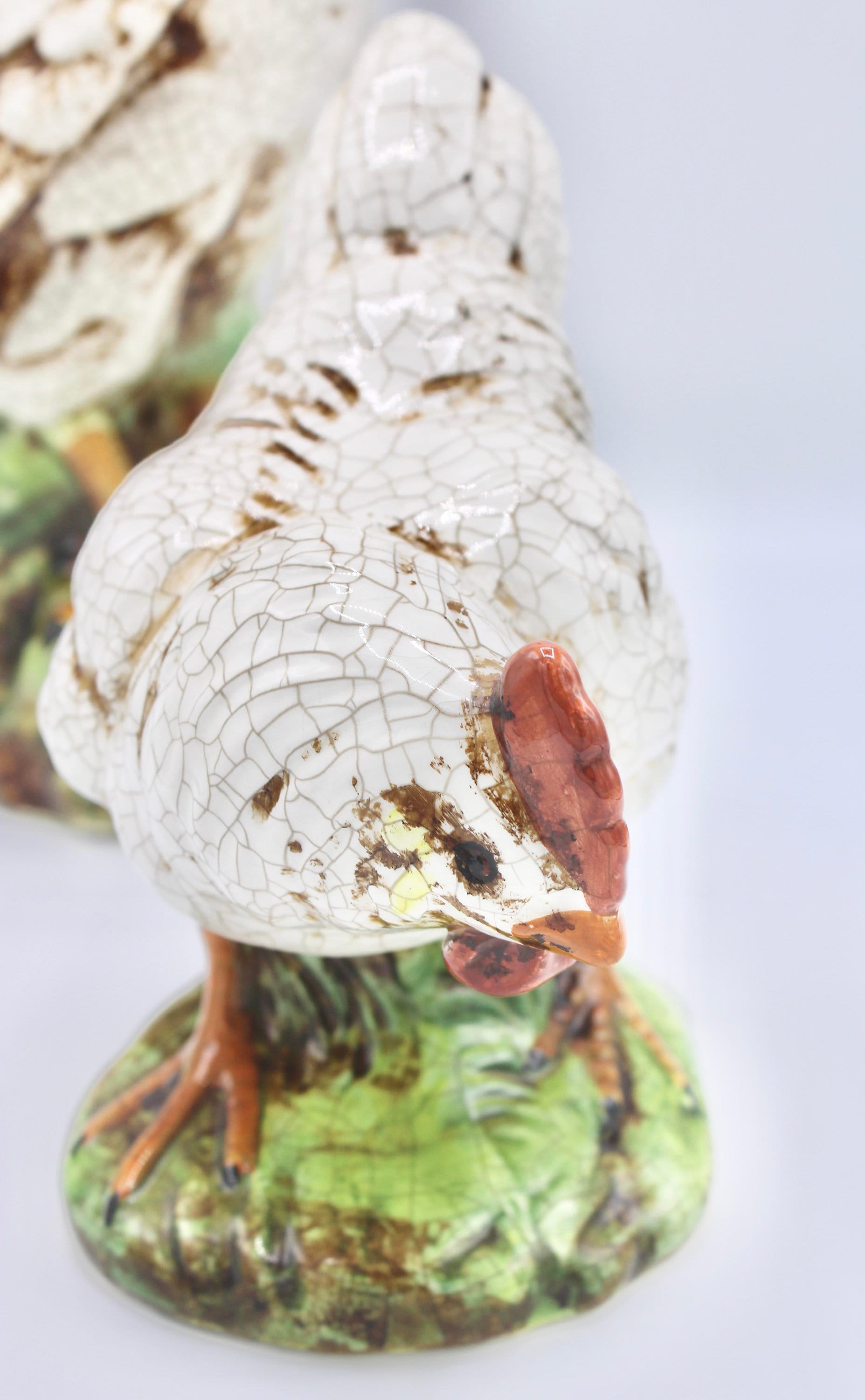Vintage Farmhouse / French Country Ceramic Chickens Rooster and Hen - Etsy