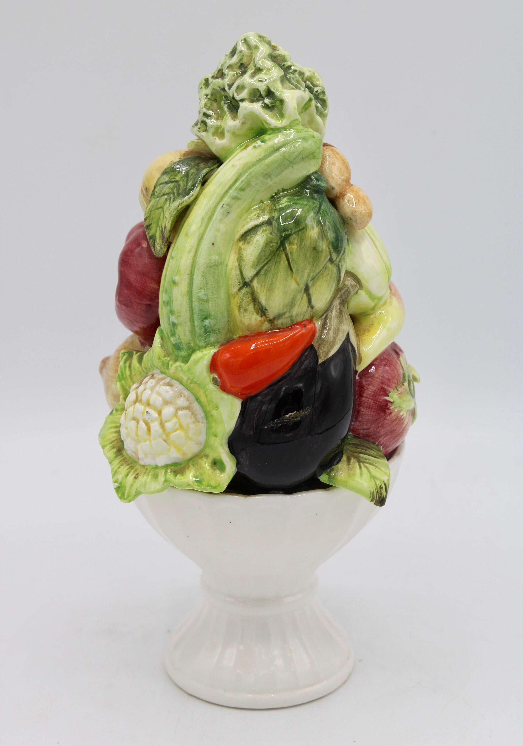Vintage Italian Ceramic Fruit and Vegetable Topiary - Etsy