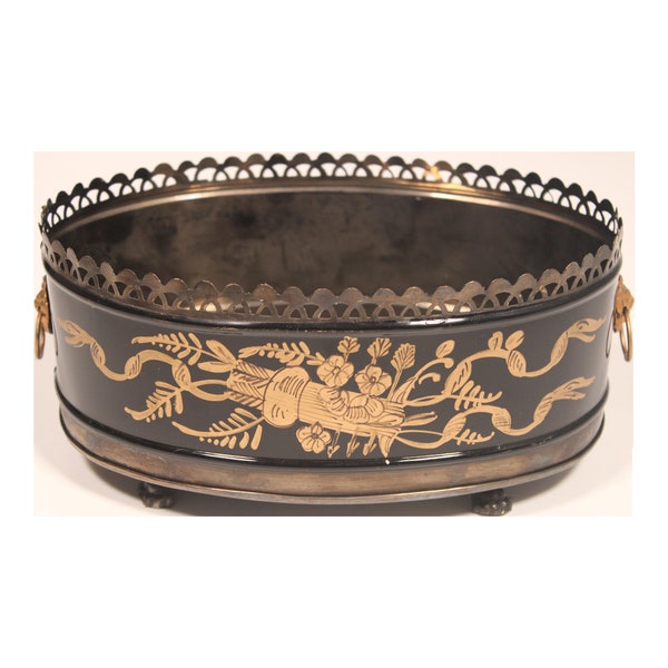 Tole Cachepot - Etsy