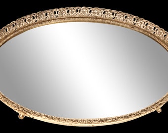 Antique Silver Vanity Tray - Etsy