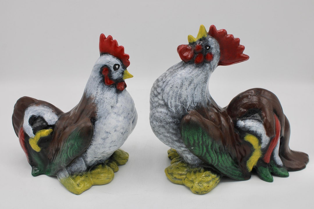 Vintage Farmhouse Ceramic Chickens - Etsy