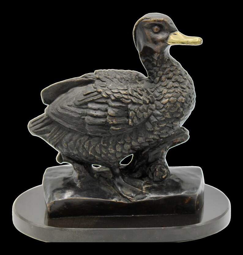 1950s Vintage Bronze Waterfowl Sculpture - Etsy