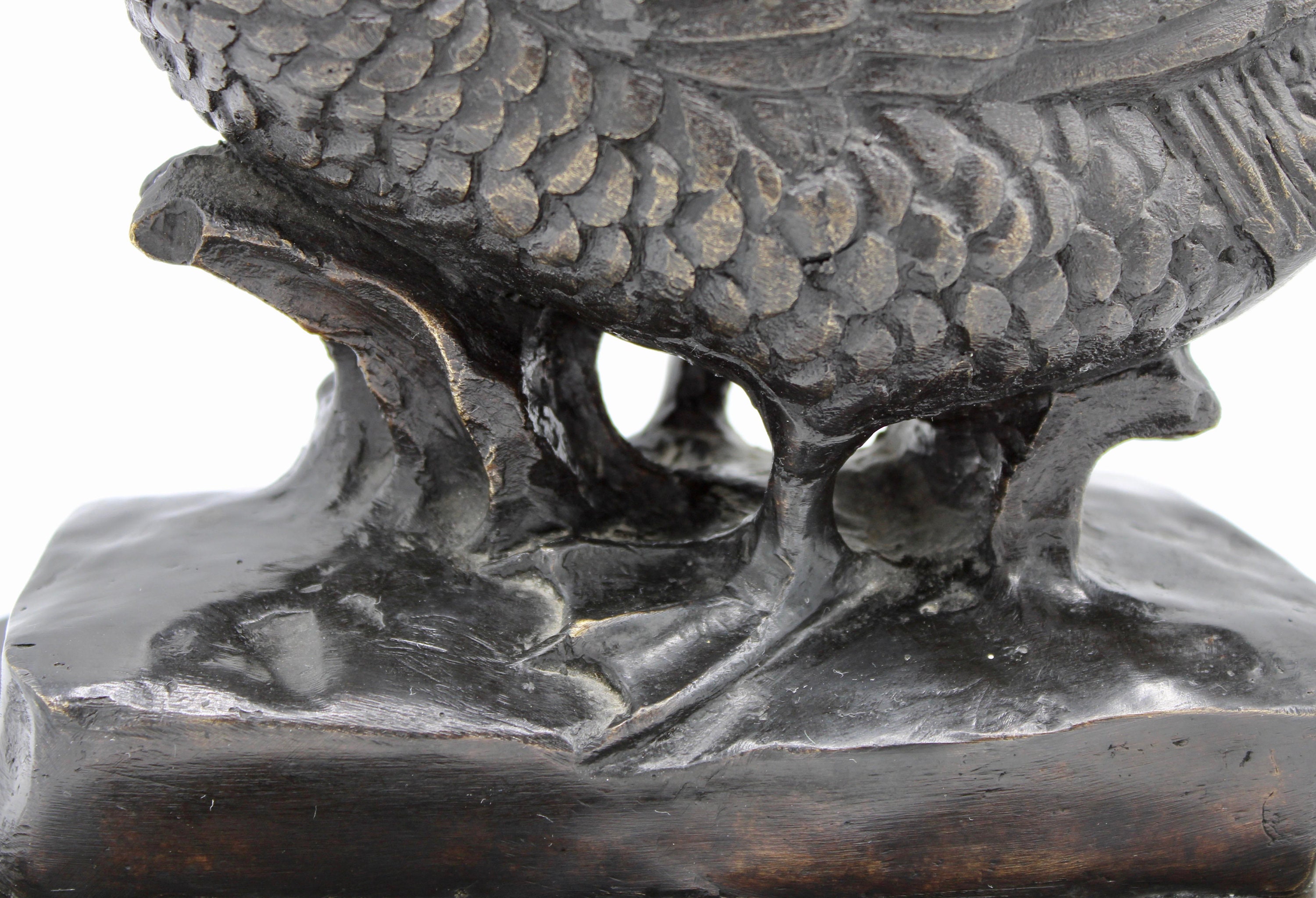 1950s Vintage Bronze Waterfowl Sculpture - Etsy