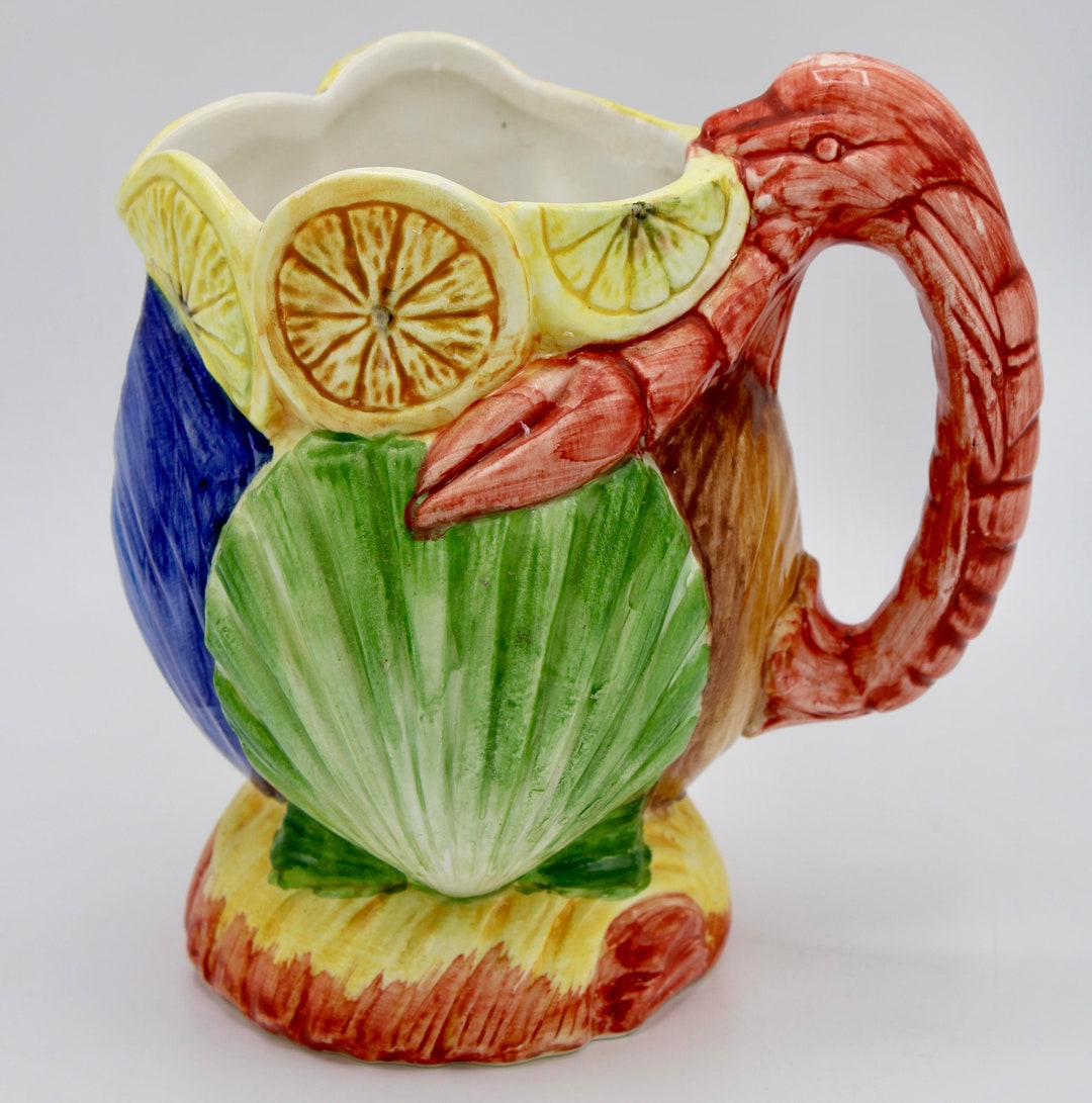 1960s Italian Coastal Pitcher - Etsy