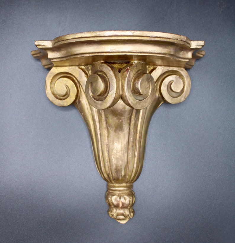 Italian Neoclassical Giltwood Wall Shelves a Pair - Etsy