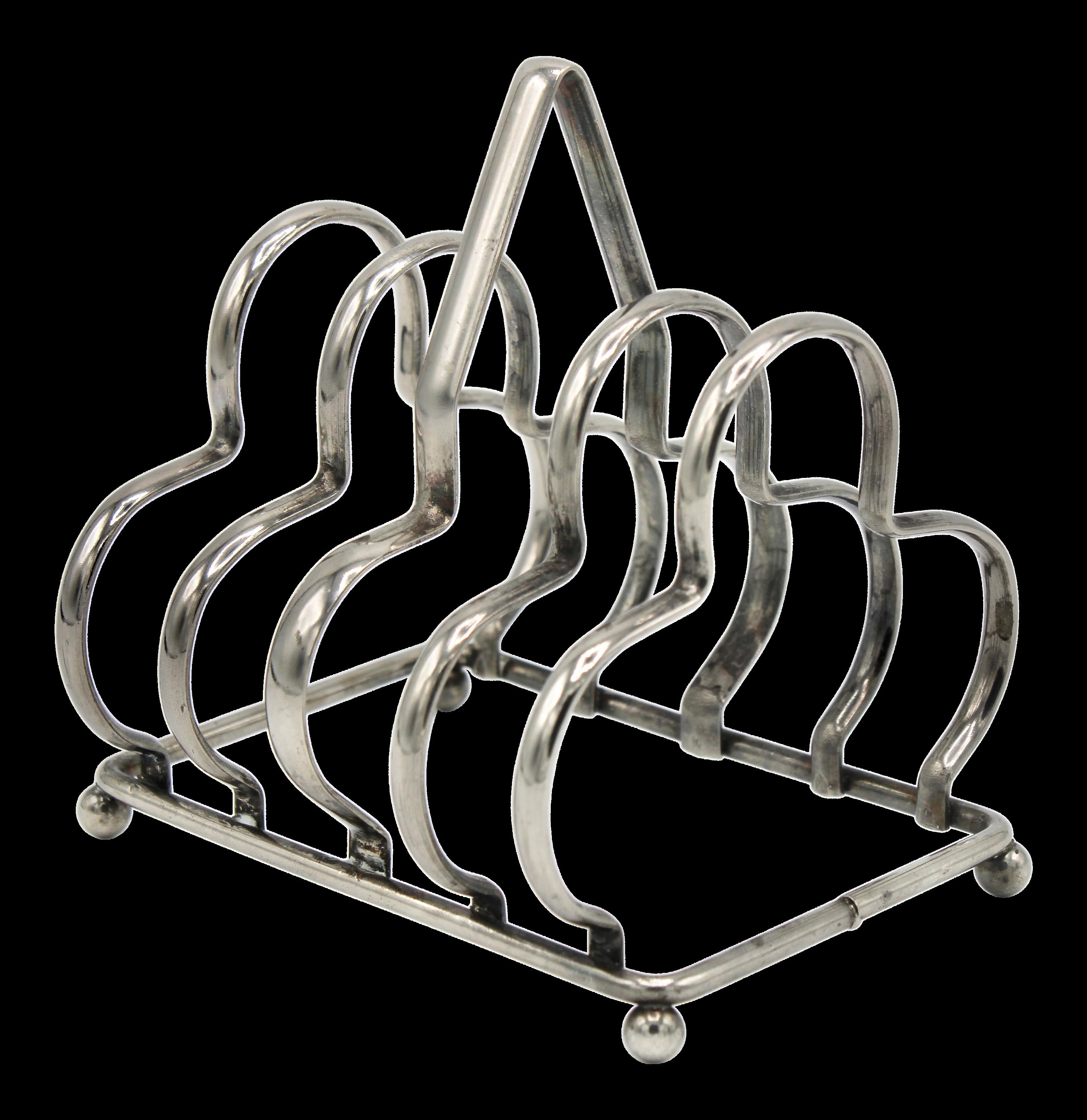 Art Deco Silver-plate English Toast Rack / Letter Rack - Etsy