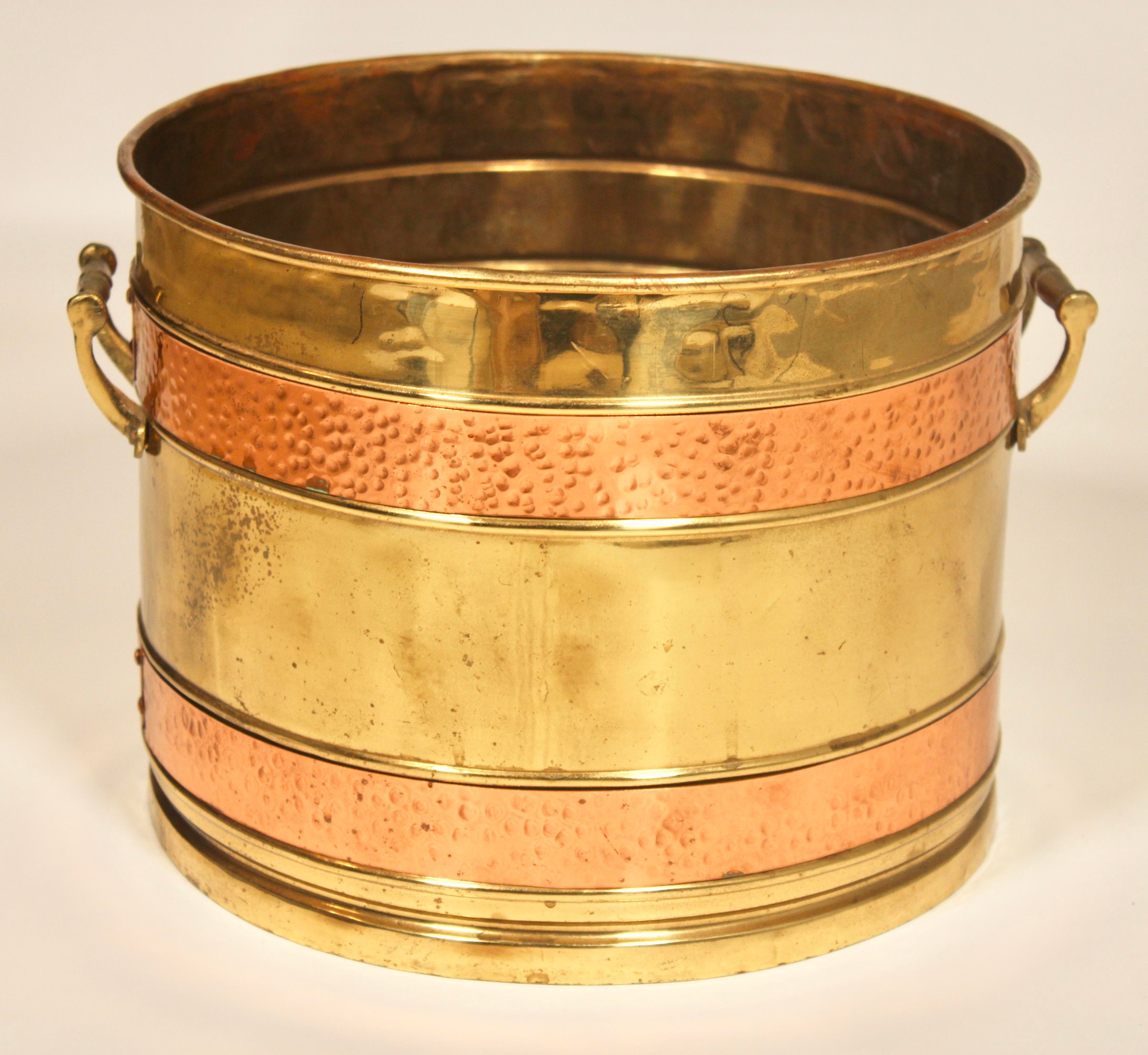 Vintage Traditional Turkish Copper and Brass Bucket - Etsy