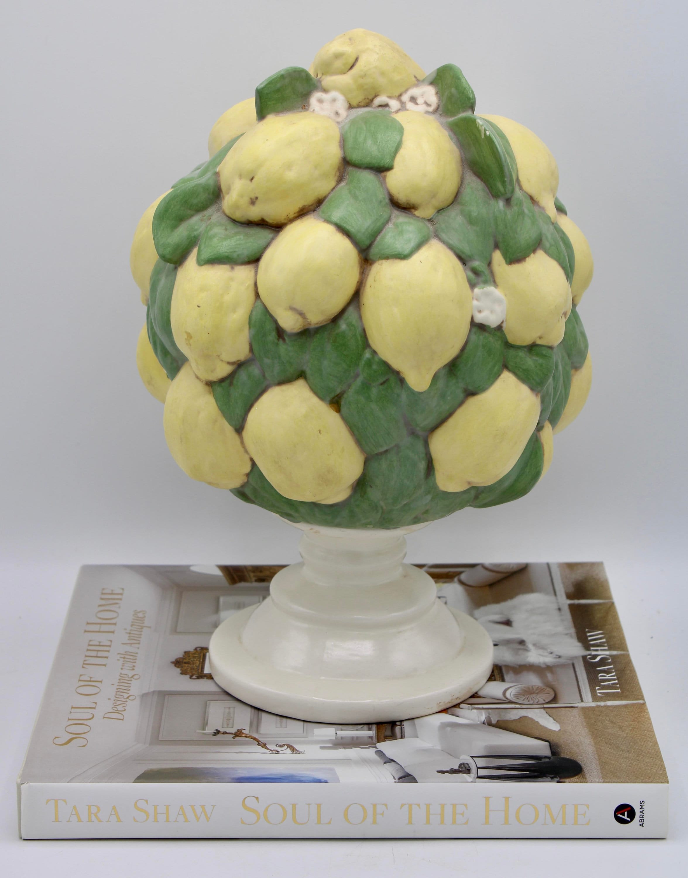 Vintage Italian Ceramic Lemon Tree With Flowers - Etsy