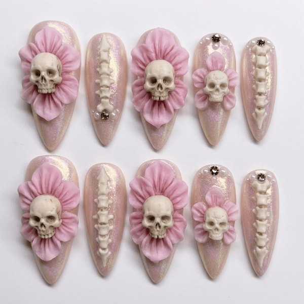 Pastel Witchy Nails - Etsy UK
