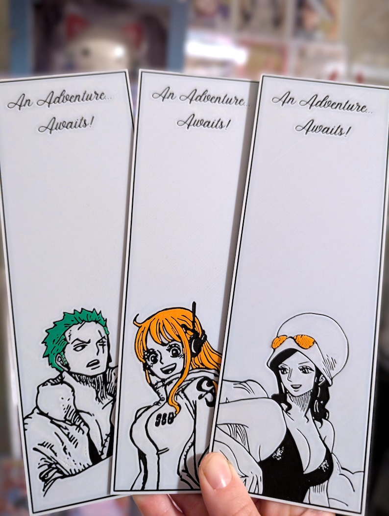 One Piece Anime Inspired 3D Bookmark - Sanji - Etsy