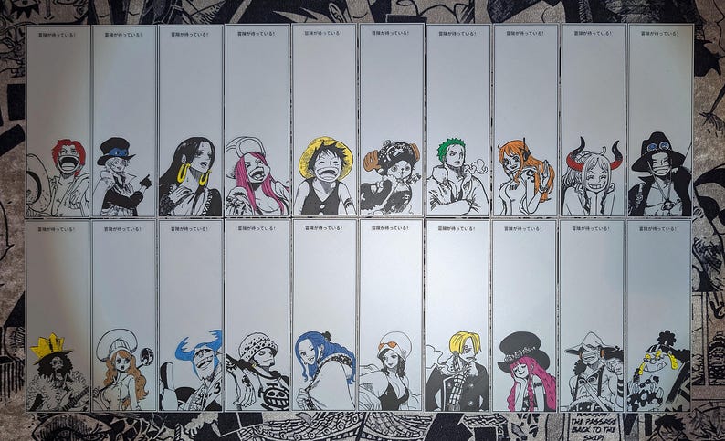 One Piece Anime Inspired 3D Bookmark - Trafalgar Law - Etsy