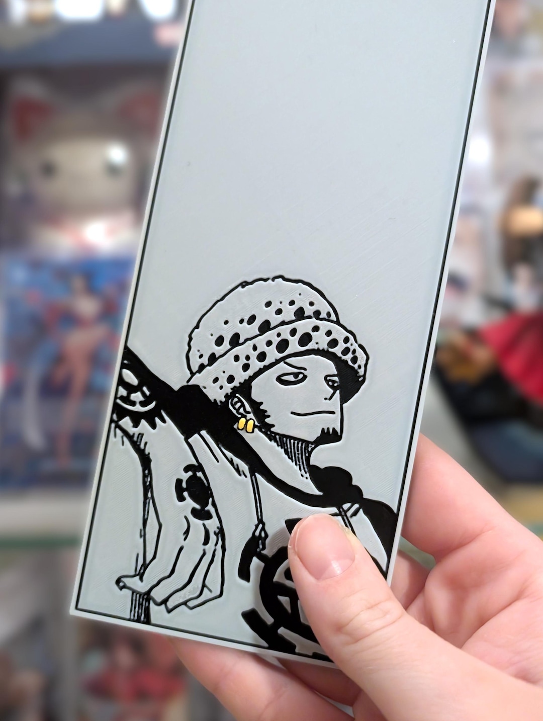 One Piece Anime Inspired 3D Bookmark - Trafalgar Law - Etsy