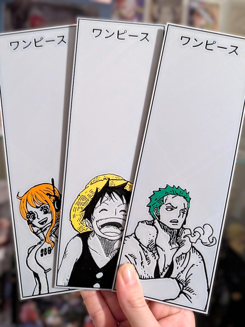 One Piece Anime Inspired 3D Bookmark - Sanji - Etsy