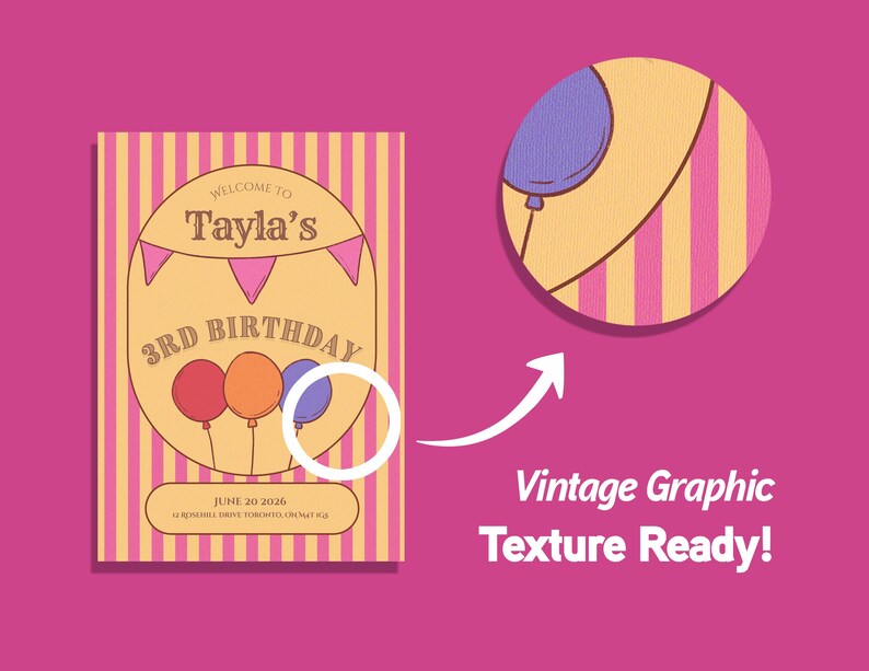 Circus Birthday Invite, Carnival Birthday Invitations, Girl 3rd ...