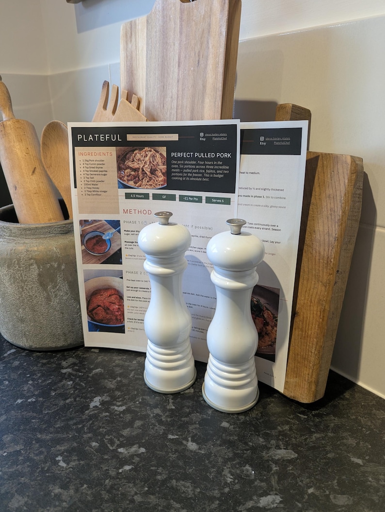 Chef-designed Pulled Pork Recipe Card | Budget Family Meal (PDF ...