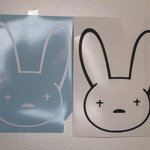 Bad Bunny Logo Car Decal - Etsy