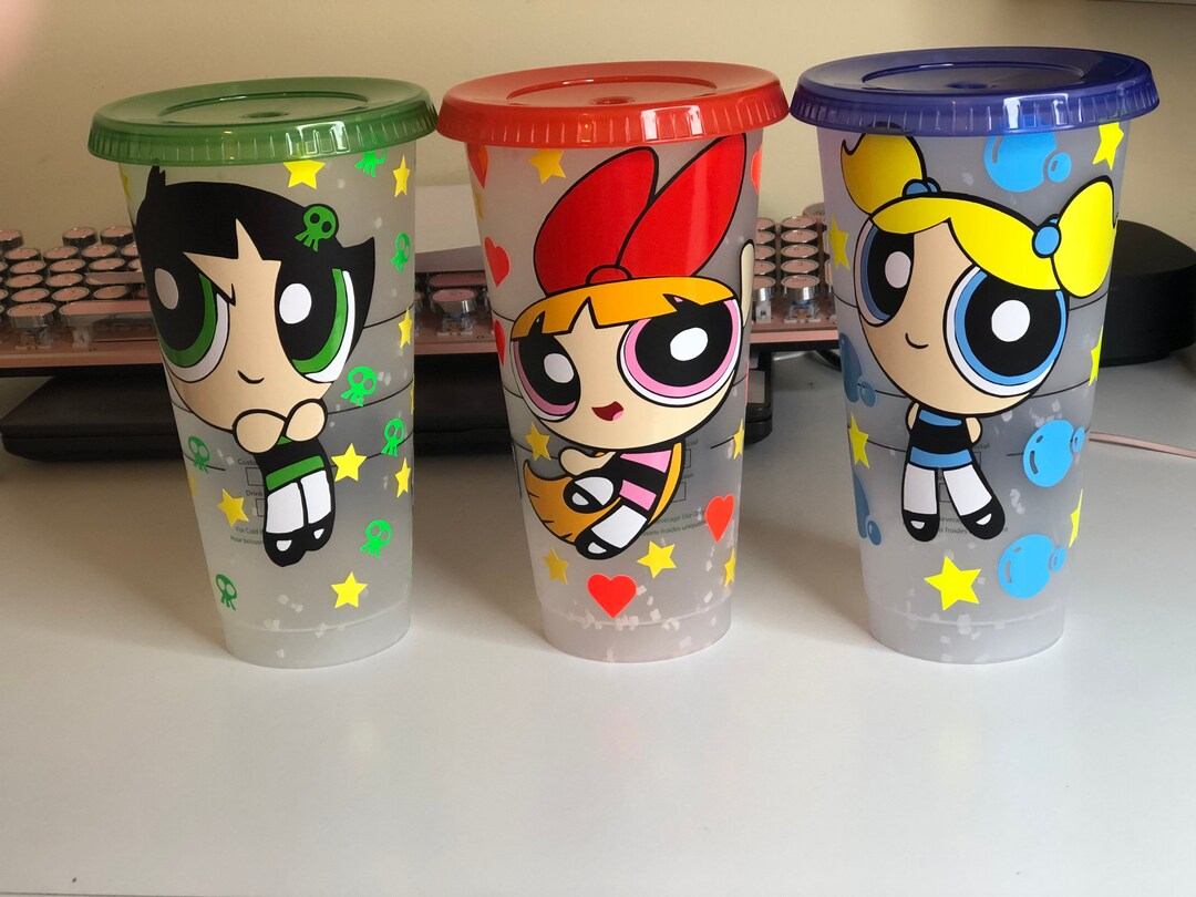 Starbucks 24oz Cold Cup Powerpuff Girls - Etsy