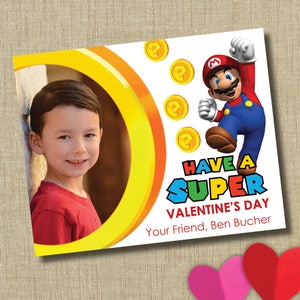 Super Mario, Valentine Card, Mario Valentines, Mario Valentines Day ...