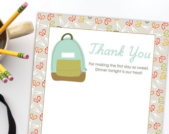 Back to School Gift Card Holder. INSTANT DOWNLOAD. Back to School ...