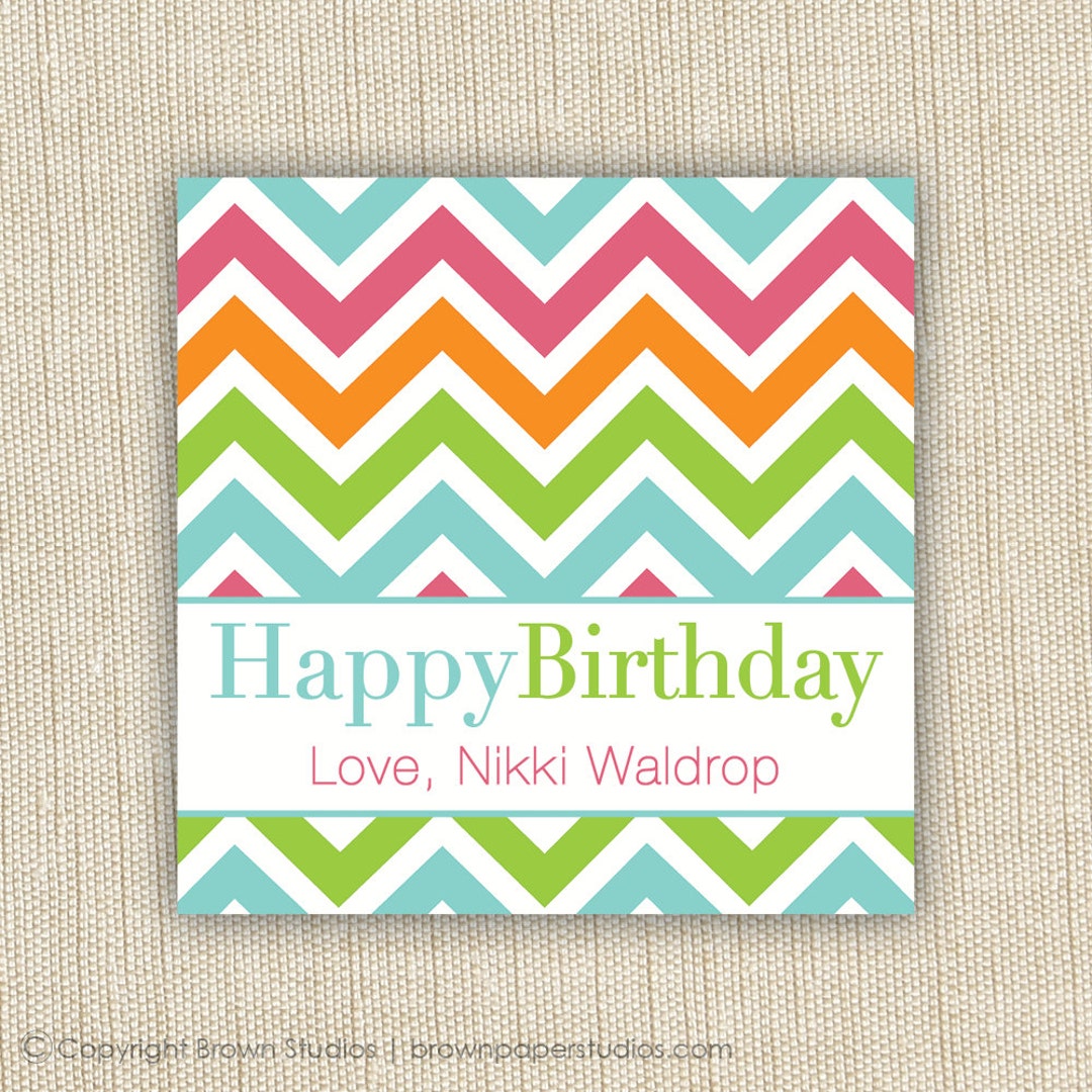 Personalized Gift Tag. Set of 25 - Etsy