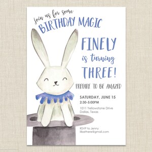 Magic Invitation, Magic Birthday Party, Magic Party Invitation - Etsy