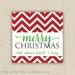Personalized Gift Tag- Label- Sticker. Chevron Gift Label. Set of 25 - Etsy