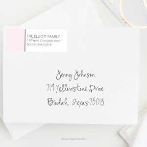 Return Address Labels, Return Address Stickers, Return Address, Return ...