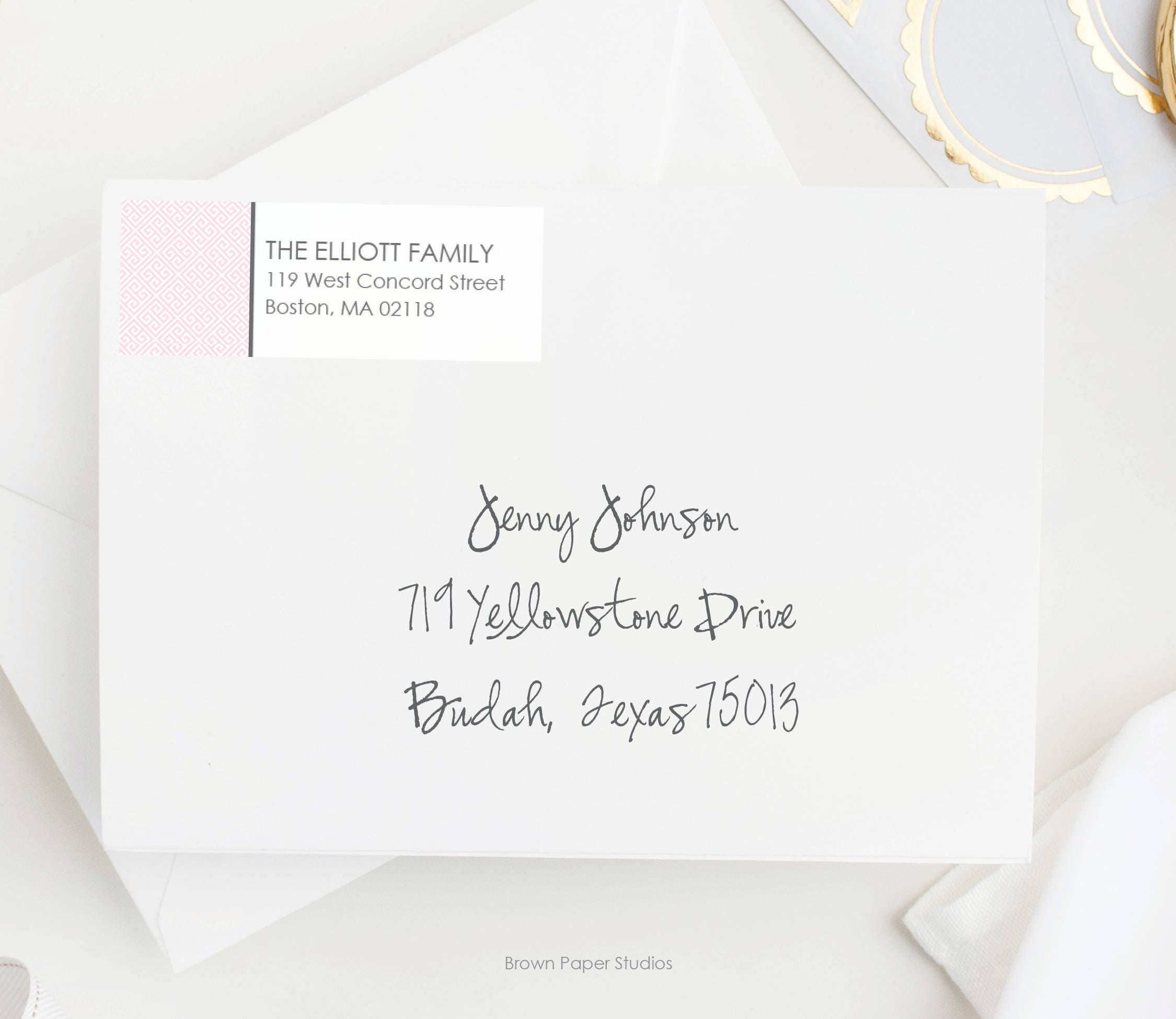 Return Address Labels, Return Address Stickers, Return Address, Return ...