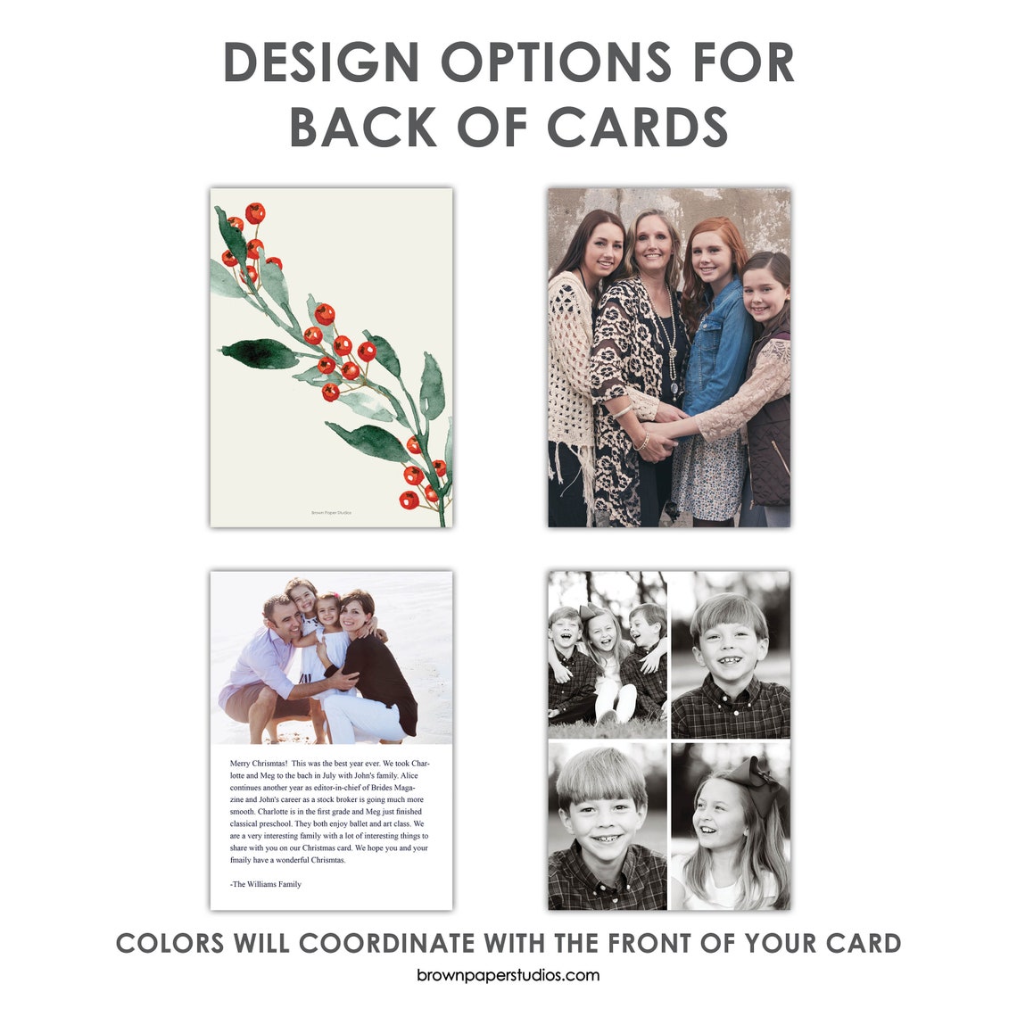 Christmas Photo Cards Holiday Photo Card Modern Abstract - Etsy