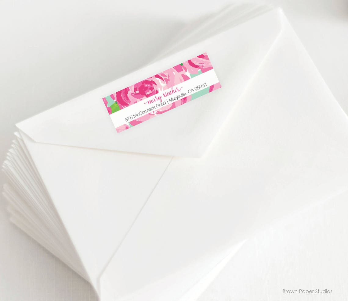 Return Address Labels Return Address Stickers Return - Etsy