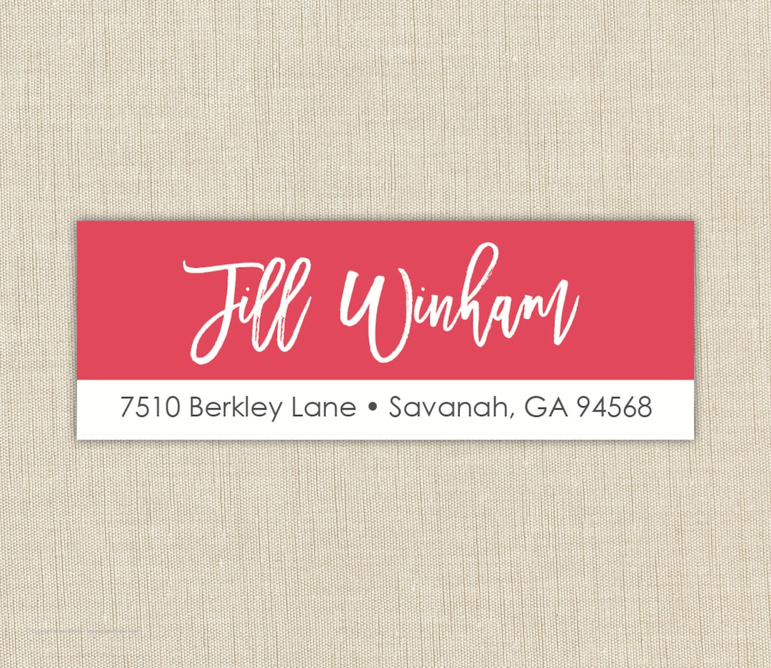 Return Address Labels, Return Address Stickers, Return Address, Return ...
