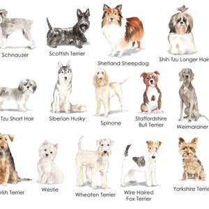 Dog Address Labels,multiple Breeds Available, Return Address Stickers ...