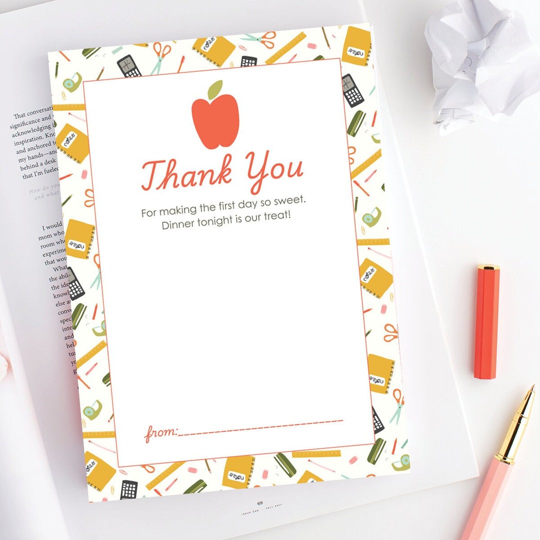 Back to School Gift Card Holder. INSTANT DOWNLOAD. Back to School ...