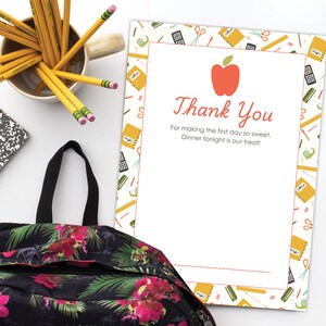 Back to School Gift Card Holder. INSTANT DOWNLOAD. Back to School ...