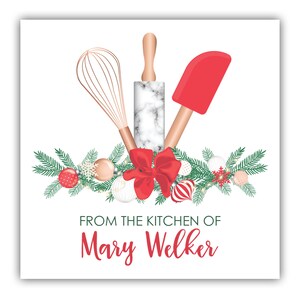 Christmas Baking Stickers. Baked With Love Stickers. From the Kitchen ...