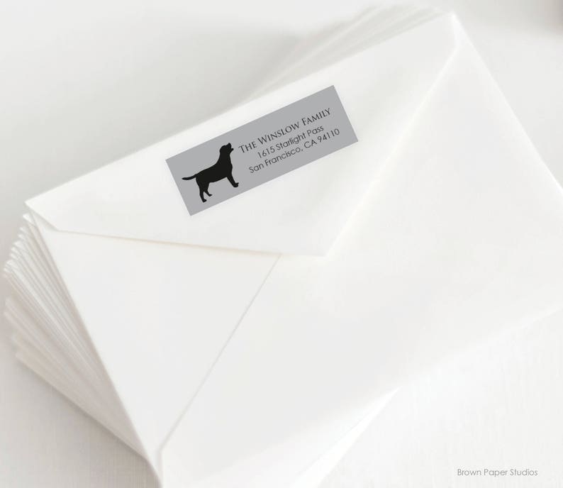 Dog Return Address Labels, Return Address Stickers, Return Address ...