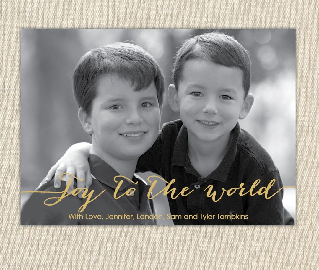 Religious Christmas Cards. Christian Photo Christmas Cards. Joy to the ...