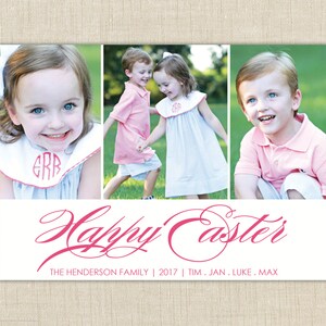 Easter Photo Card. Happy Easter - Etsy