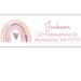 Rainbow Return Address Labels, Return Address Stickers, Return Address ...