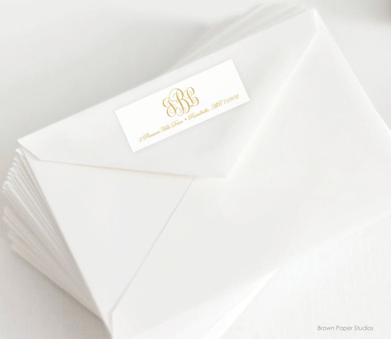 Return Address Labels Return Address Stickers Return - Etsy