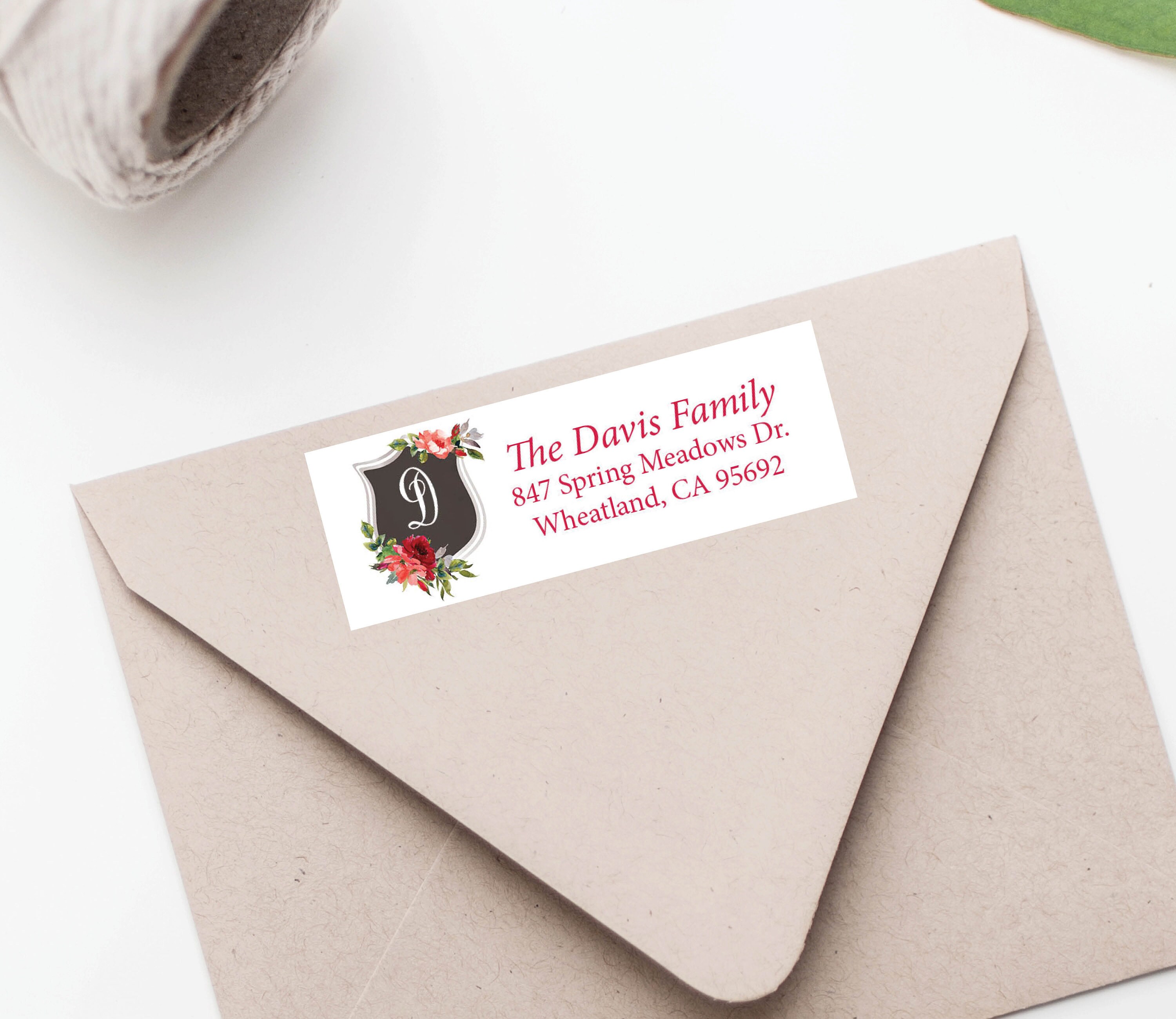 Christmas Return Address Labels, Return Address Stickers, Return ...