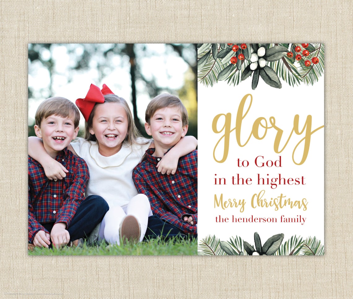 Religious Christmas Cards. Christian Photo Christmas Cards . - Etsy