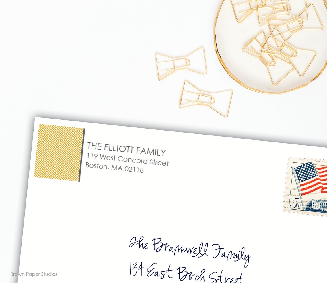 Return Address Labels Return Address Stickers Return - Etsy