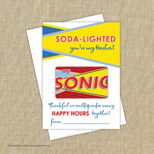 Sonic Gift Card Holder. INSTANT DOWNLOAD - Etsy