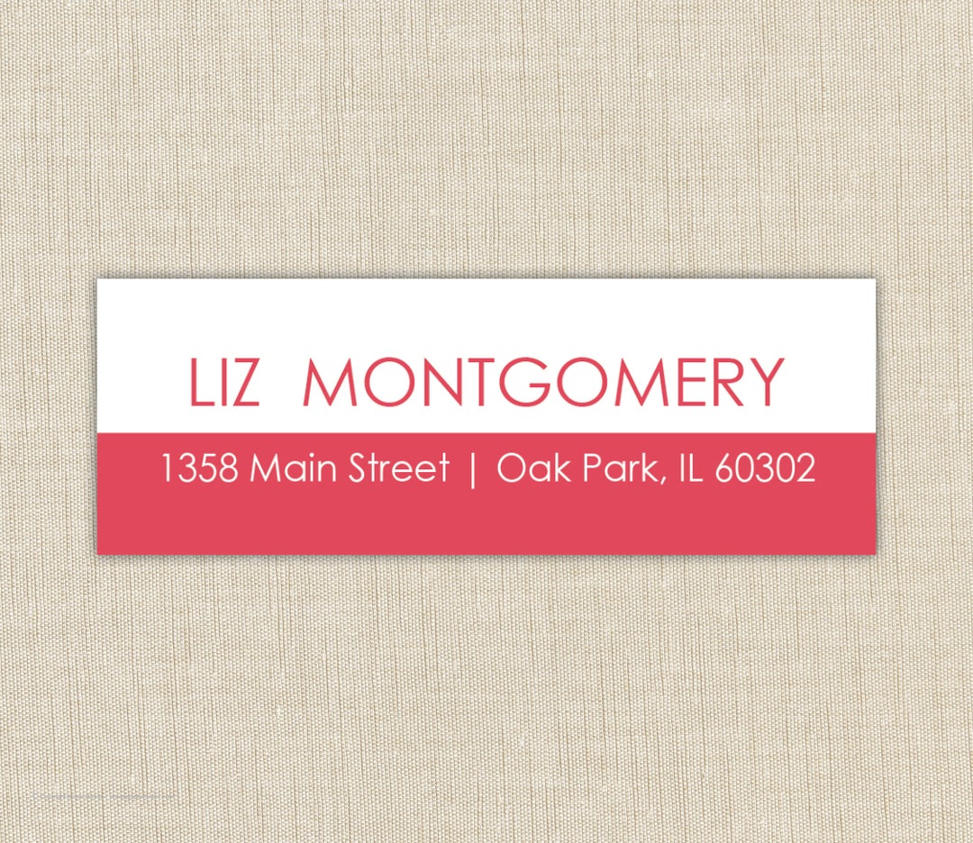 Return Address Labels, Return Address Stickers, Return Address, Return ...