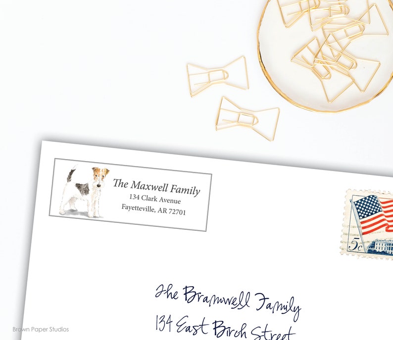 Dog Address Labelsmultiple Breeds Available Return Address - Etsy