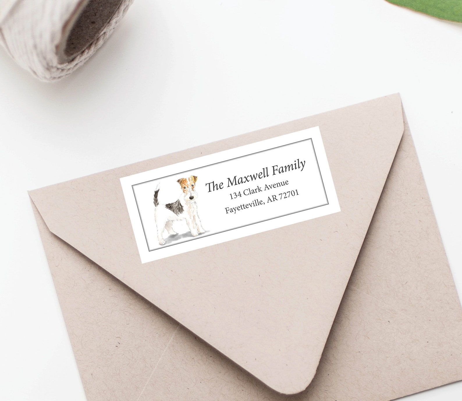 Dog Address LabelsMultiple Breeds Available Return address | Etsy