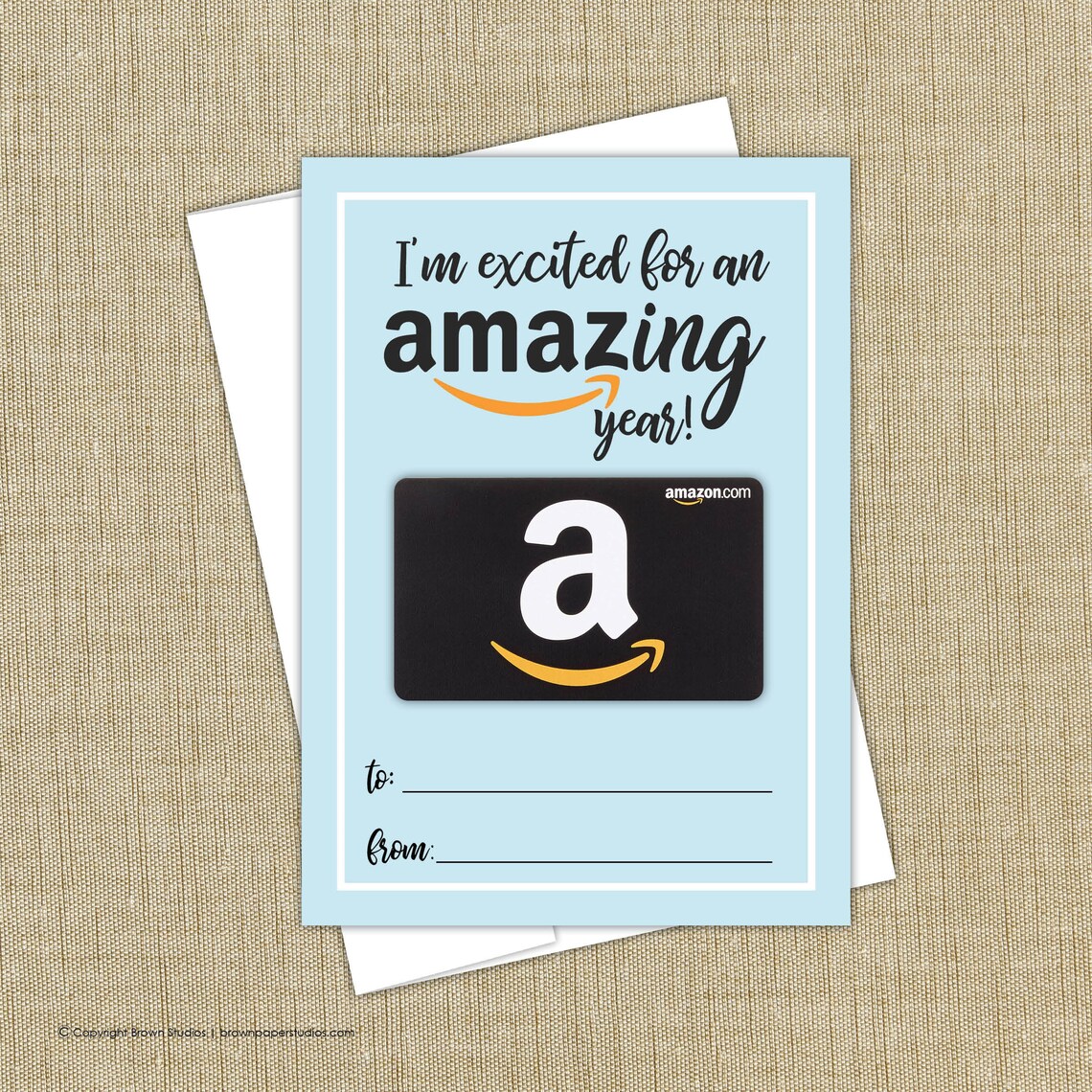 Amazon Gift Card Holder INSTANT DOWNLOAD Amazon Gift Card - Etsy