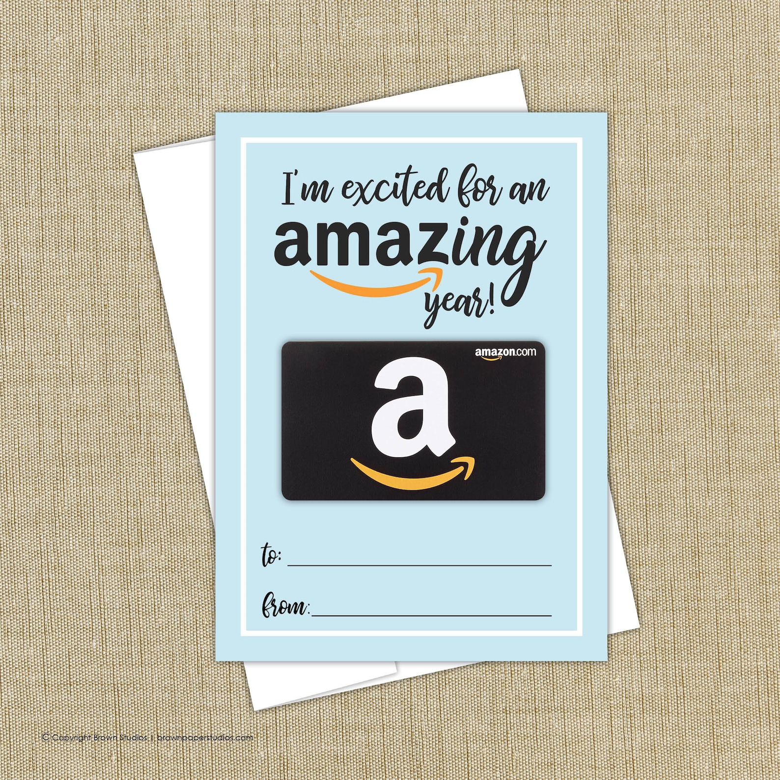 Amazon Gift Card Holder INSTANT DOWNLOAD Amazon Gift Card - Etsy